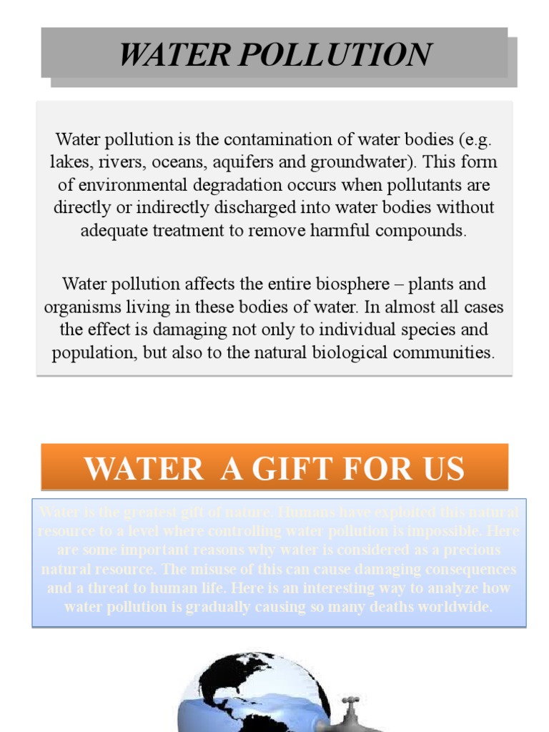 English Project - Water Pollution | PDF | Water Pollution | Water