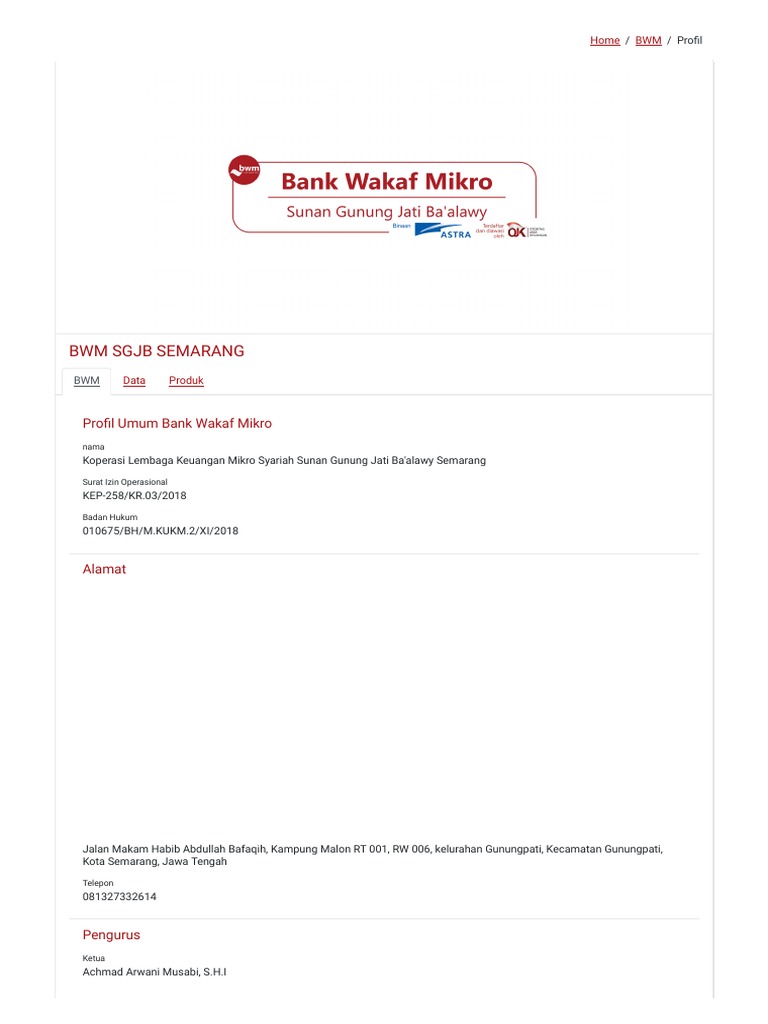 LKMS-BWM - BWM SGJB Semarang | PDF