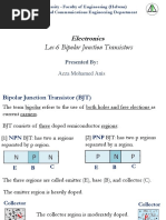 Basic Electronics (BBEE103/BBEE203) - Bipolar Junction Transistors (Module 2) | PDF | Bipolar ...