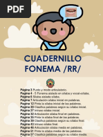 Cuadernillo Fonema M | PDF | Fonología | Fonética