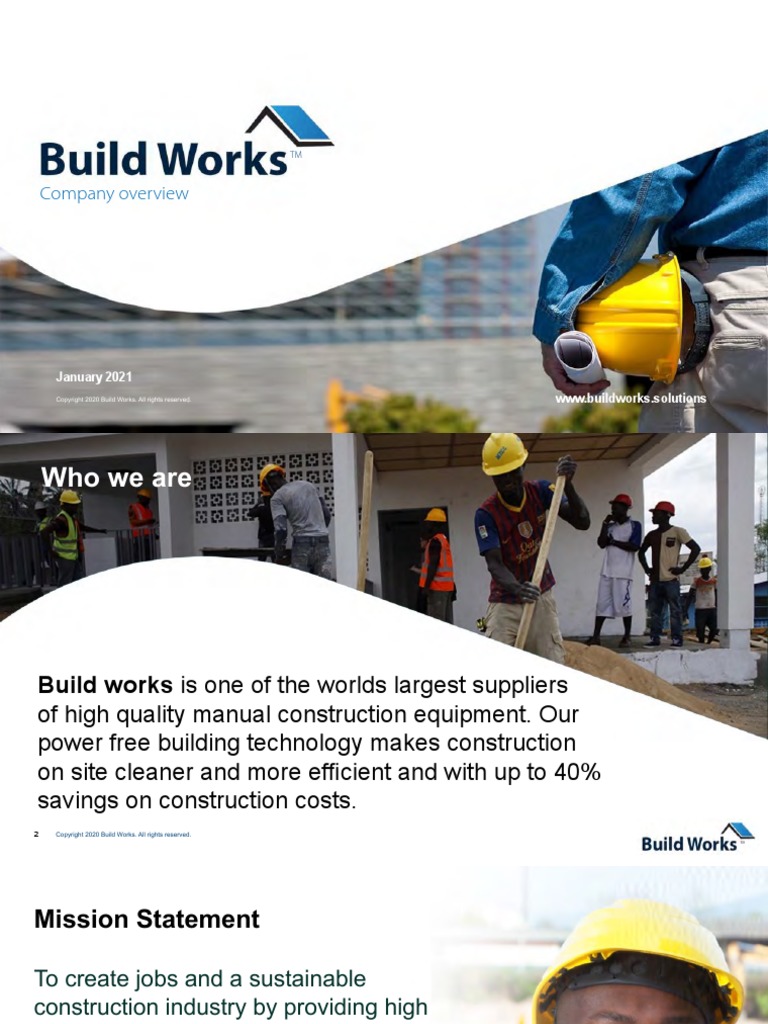 BuildWorks Brochure Jan 2021 | PDF | Concrete | Roof