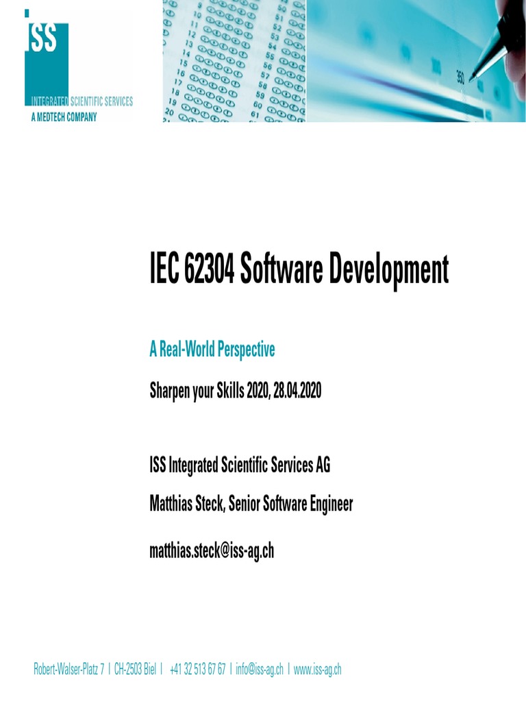 IEC 62304 Software Development: A Real-World Perspective | PDF | Agile ...