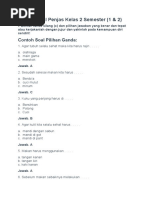 Soal Pjok KLS 2 | PDF