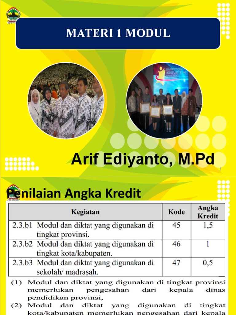 Materi Pengantar Modul Dan Emodul | PDF