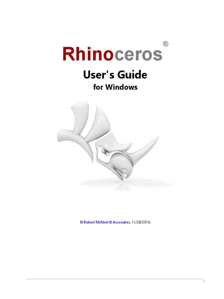 Rhino User's Guide For Windows | PDF | Perspective (Graphical) | Button (Computing)