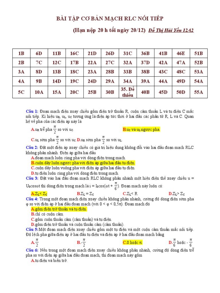15. Đỗ Thị Hải Yến 12a2 | PDF