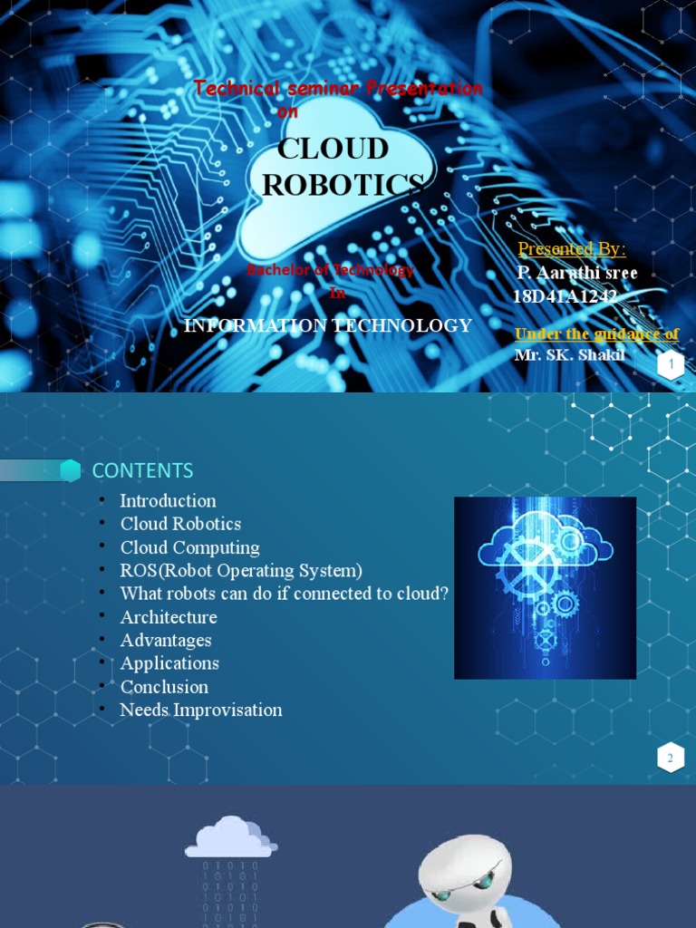 Cloud Robotics | PDF | Cloud Computing | Information Technology