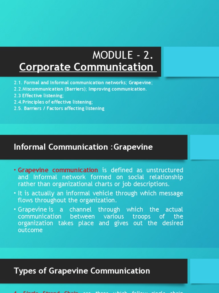 Corporate Communication | PDF | Communication | Information