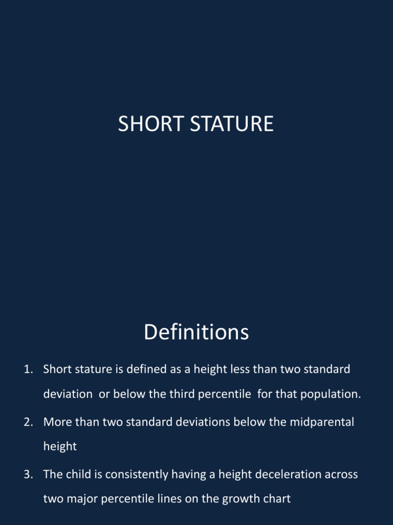 G&D Short Stature | PDF | Growth Hormone | Endocrine System