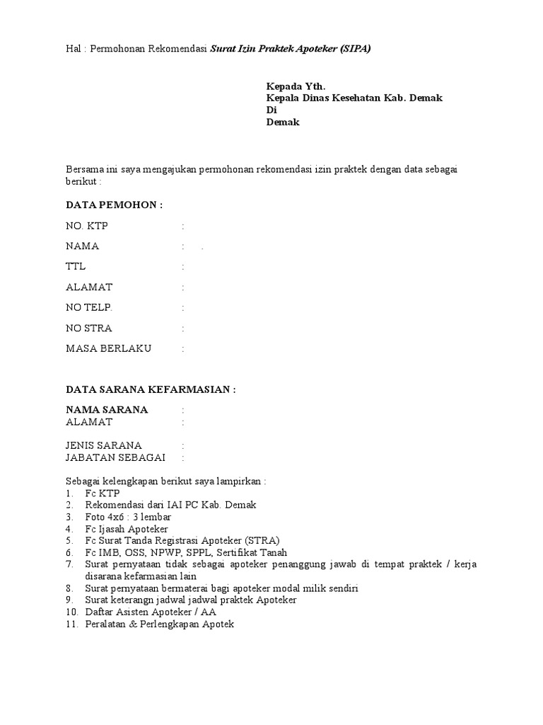 REKOMENDASI SIPA | PDF