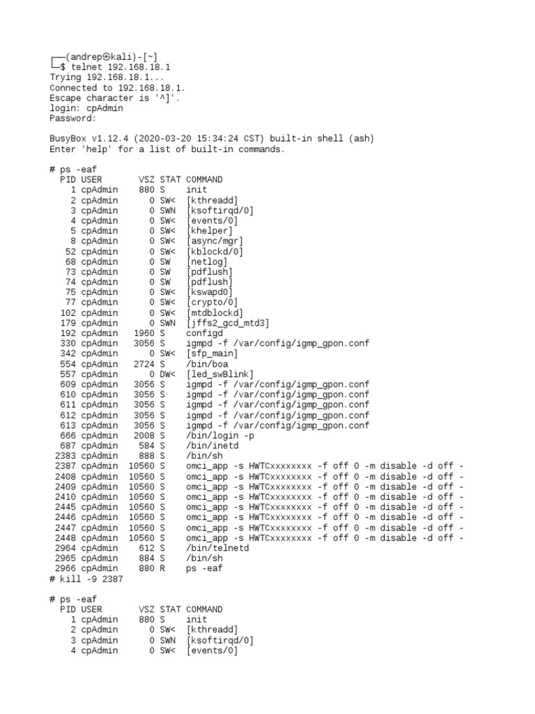 Omci Log | Download Free PDF | Scheduling (Computing) | System Software