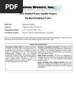 Fiji Water Quality and Safety Report | PDF | Water | Bottled Water