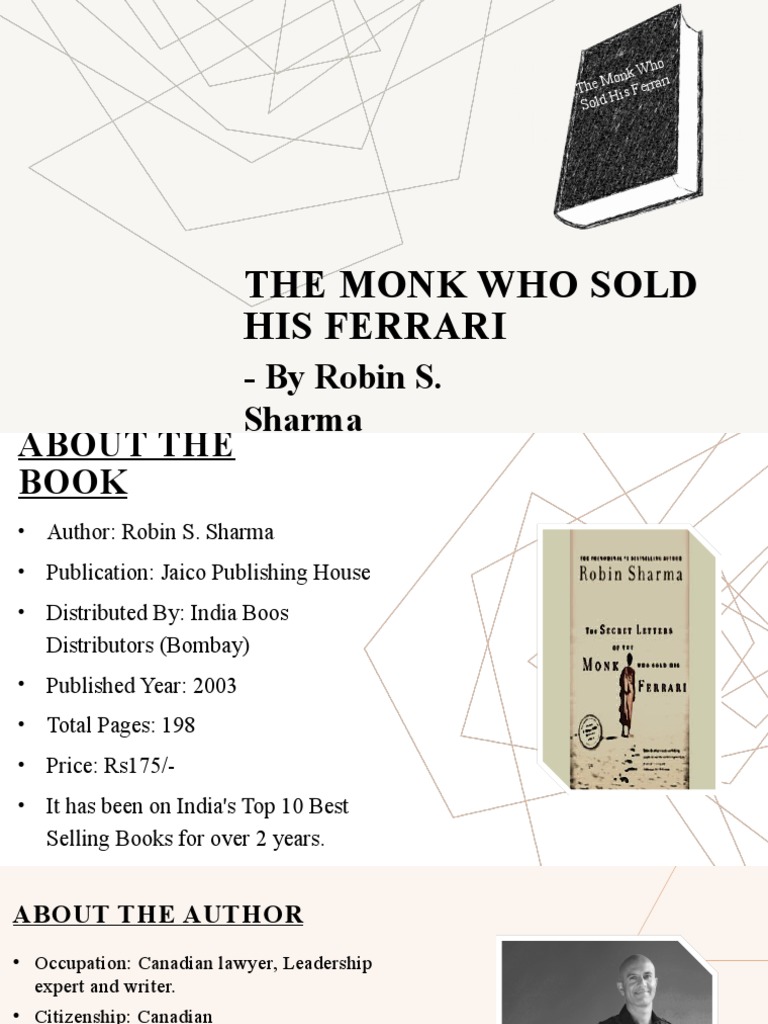 The Monk Who Sold His Ferrari | PDF | Religious Behaviour And Experience