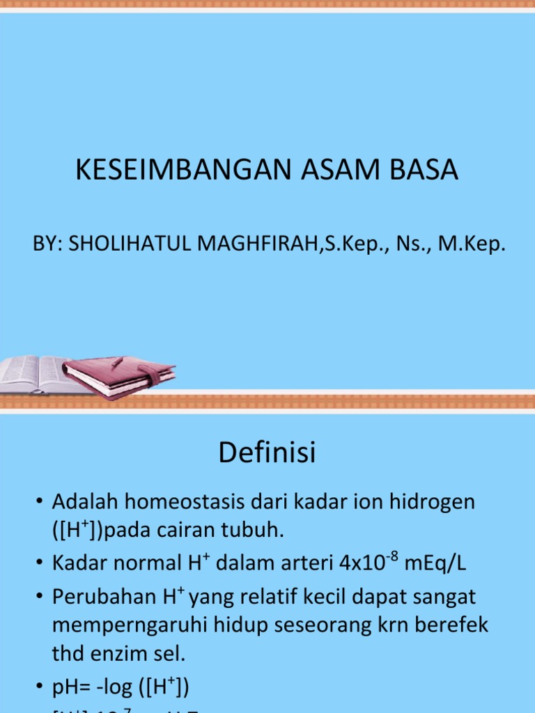 Keseimbangan Asam Basa dalam Tubuh | PDF | Memasak, Makanan, & Anggur
