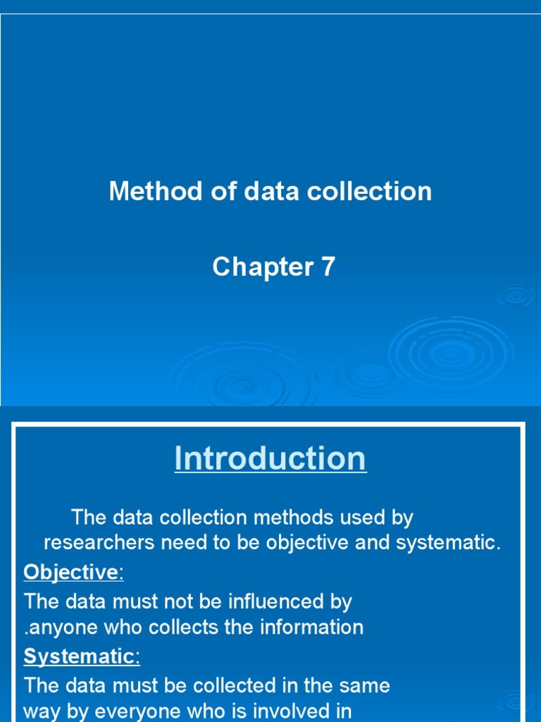 Data Collection Methods | PDF | Interview | Questionnaire