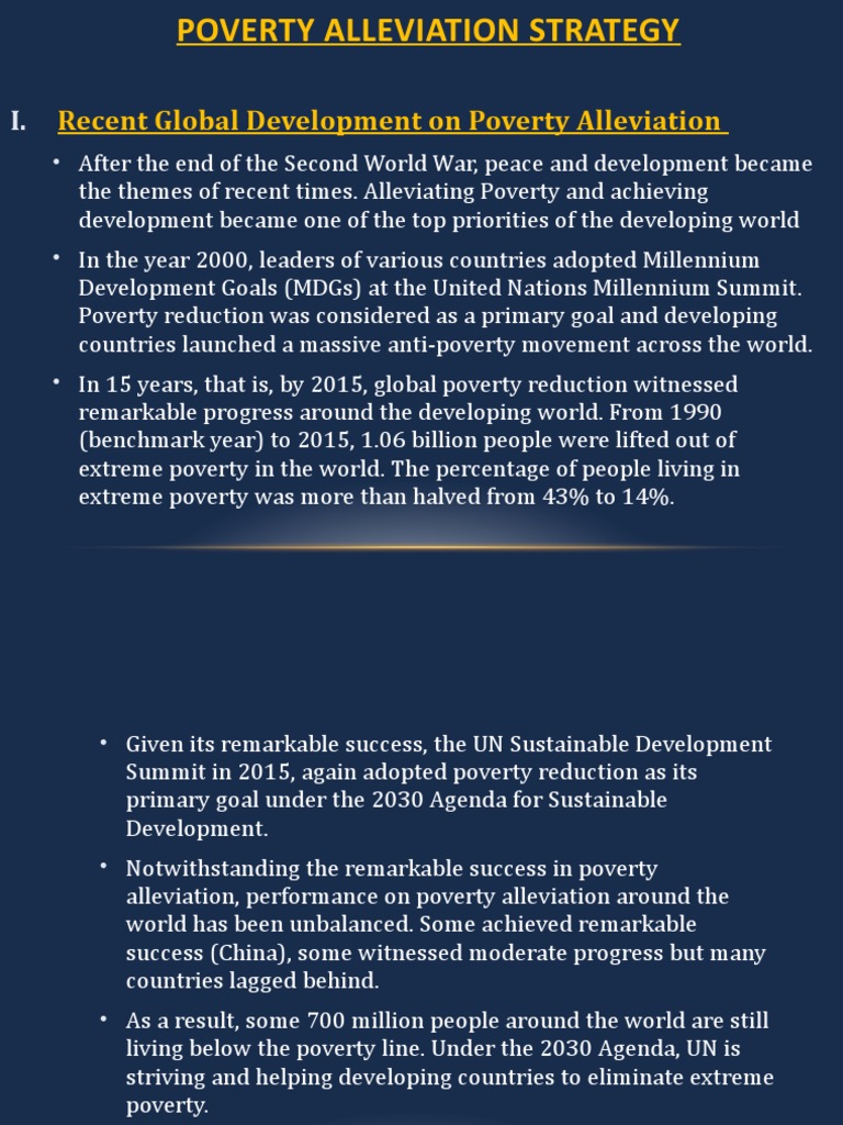 Poverty Alleviation Strategy - 2019 | PDF | Poverty Reduction | Poverty ...