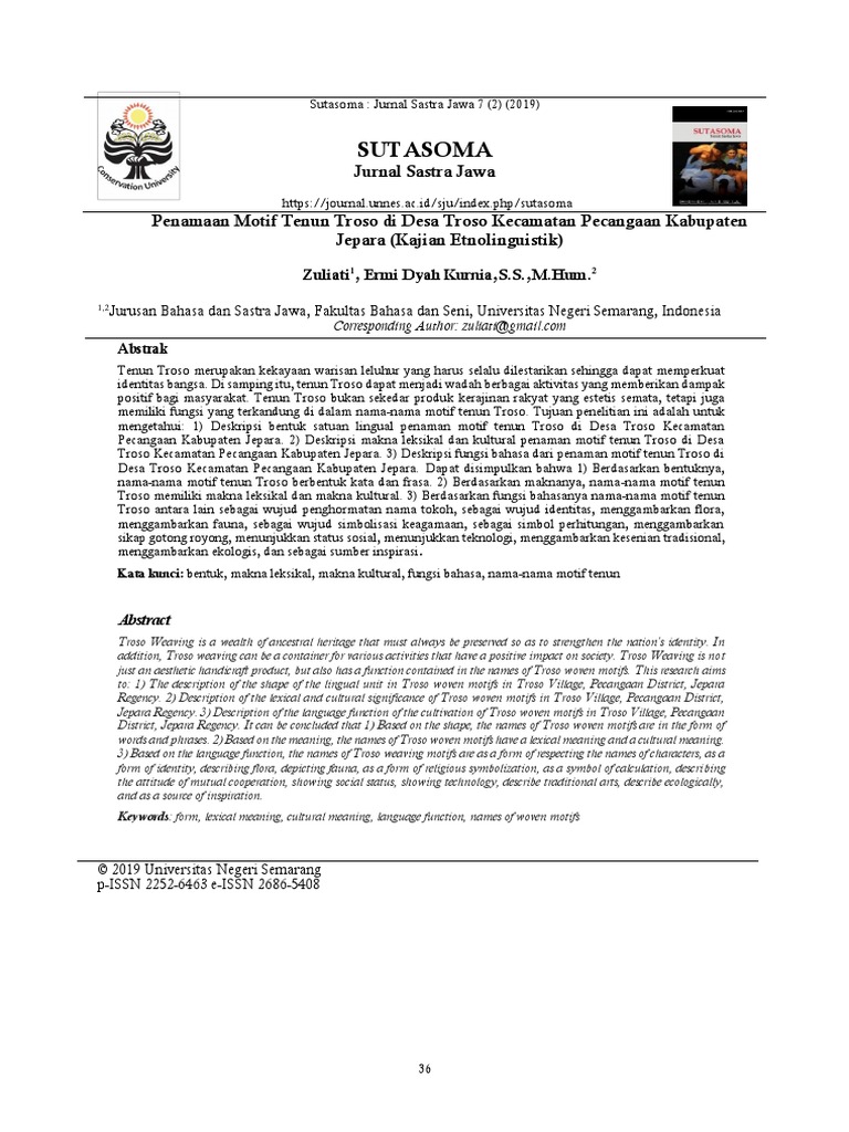 Sutasoma: Jurnal Sastra Jawa | PDF