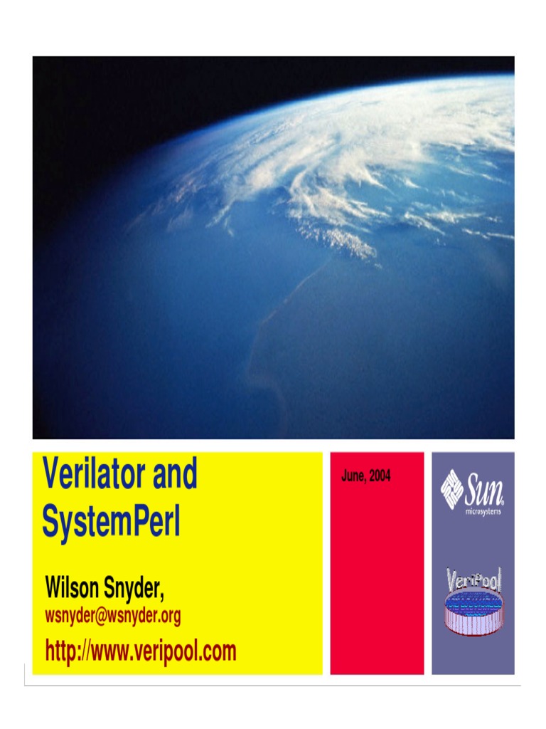 Verilator And Systemperl Wilson Snyder Pdf C Compiler