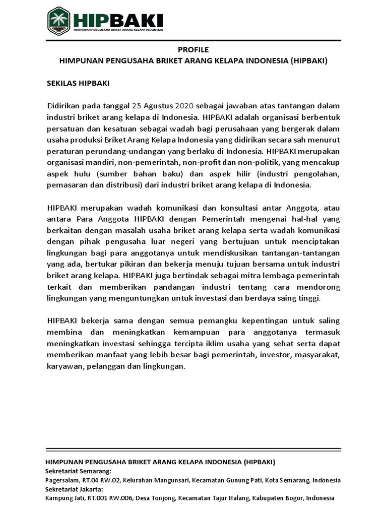 Profile Hipbaki | PDF