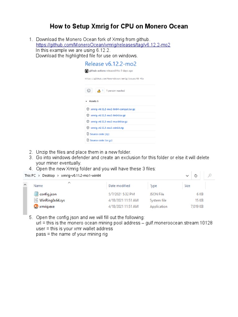 Xmrig CPU How To | PDF