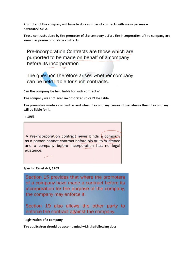 MoA & AoA, Doctrines | PDF | Articles Of Association | Business