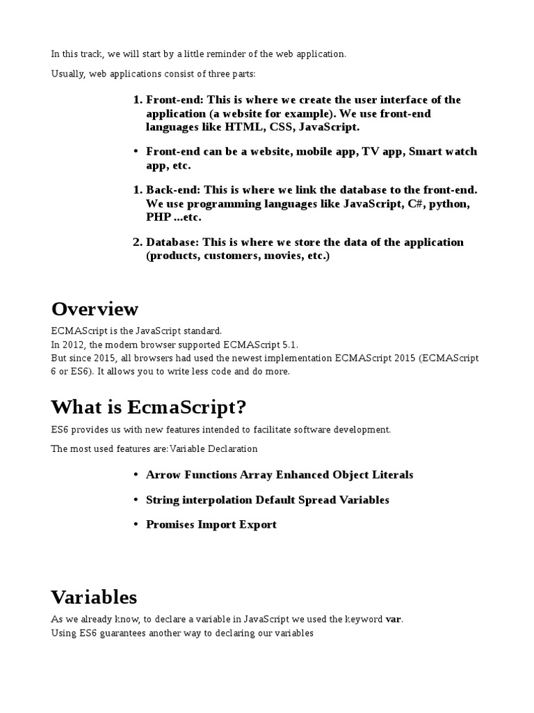 Es 6 | PDF | Java Script | Web Application