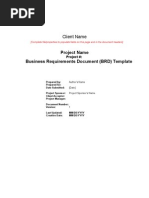 Sample BRD | PDF | Business Process | Specification (Technical Standard)