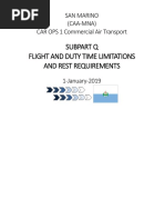 GACAR Part 117: Duty Limits & Rest Rules | PDF | Aviation | Transport