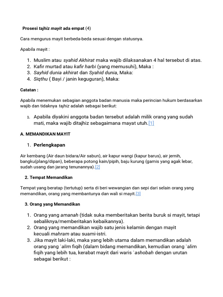 Tahzijul Mayyit | PDF