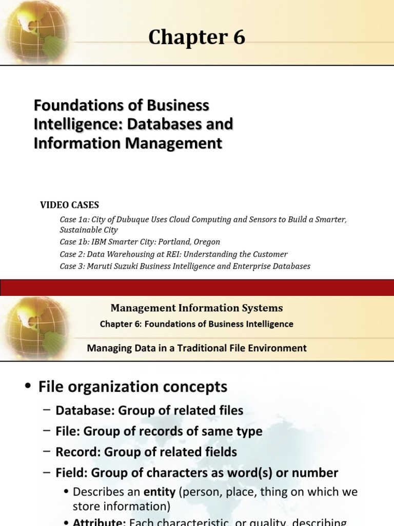 Mis Chapter 06 | PDF | Databases | Sql