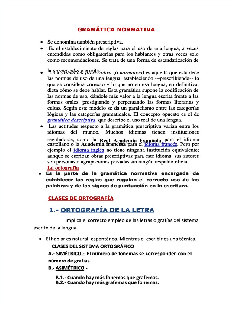 PDF Gramatica Normativa Compress | PDF | Sílaba | Semiótica