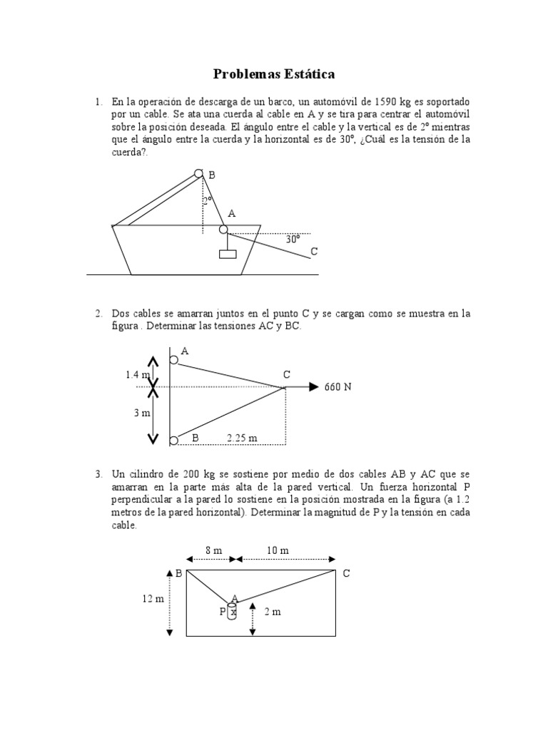 estatica I | Física y matemáticas | Física
