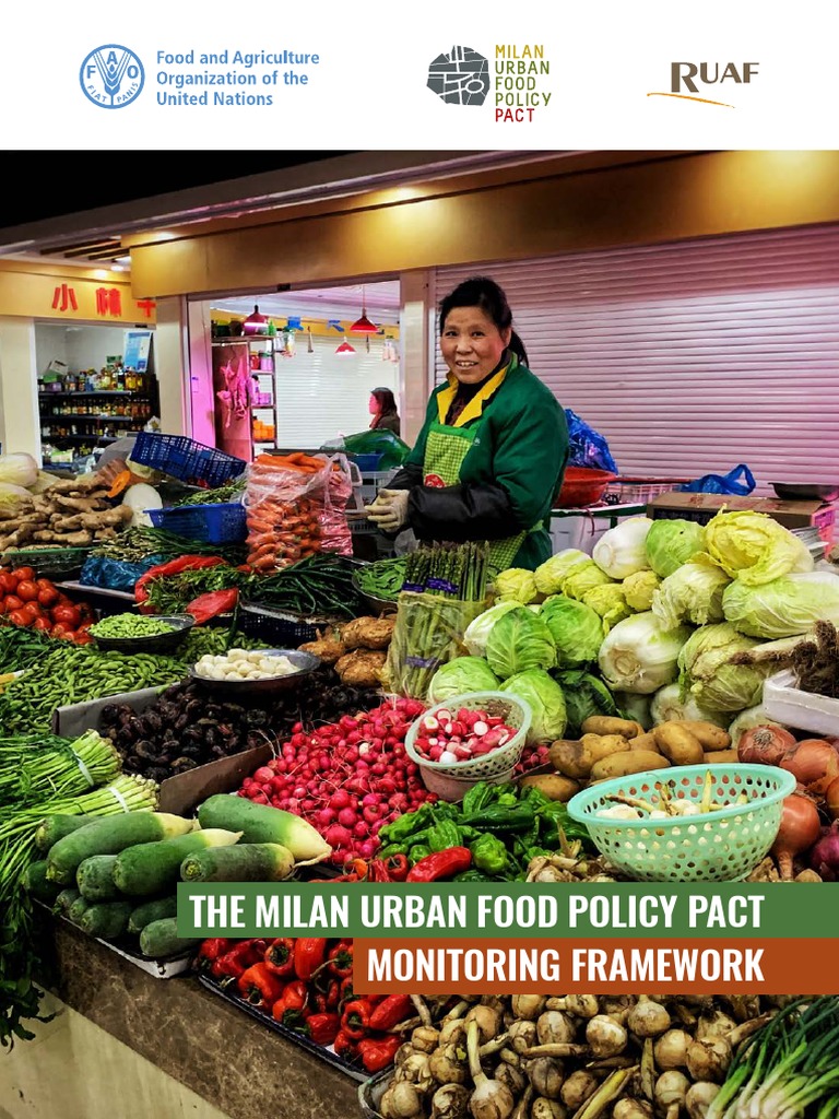 The Milan Urban Food Policy Pact Monitoring Framework | PDF ...