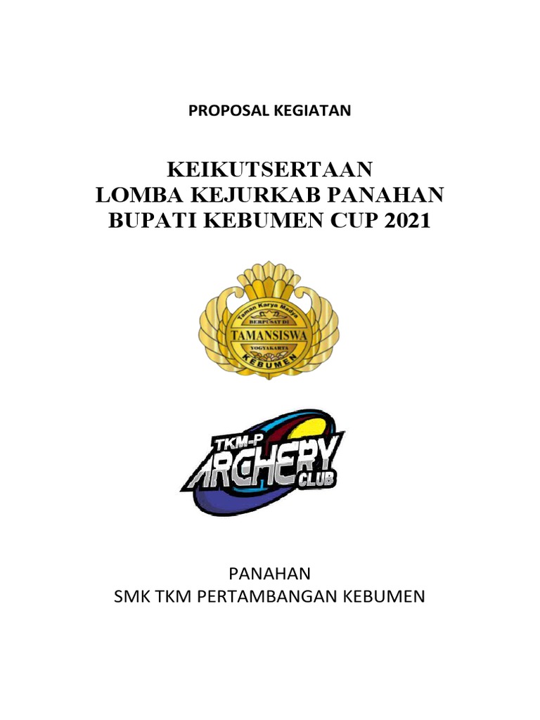 Contoh Proposal Kegiatan Lomba | PDF