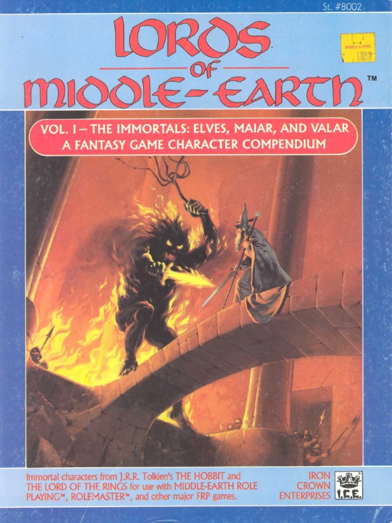 MERP - Lords of Middle Earth Vol 1 | PDF | Middle Earth | J. R. R. Tolkien