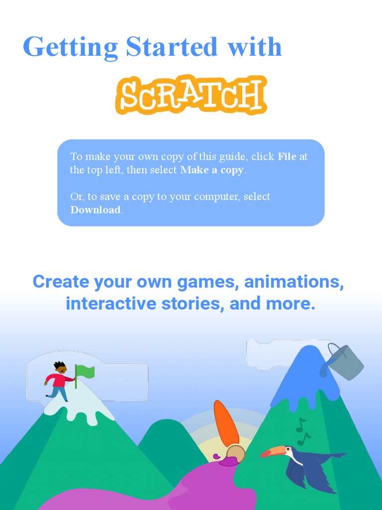 Getting Started With: Create Your Own Games, Animations, Interactive Stories, and More | PDF ...