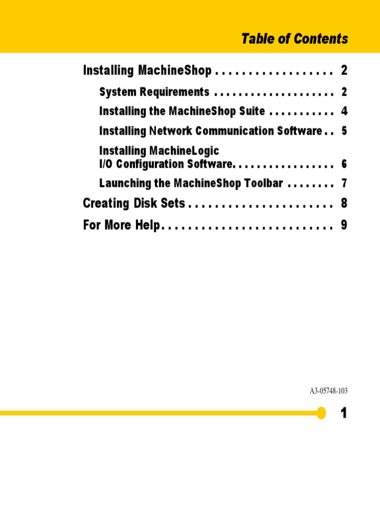 MachineShop Installation Booklet | PDF | Computer Architecture | System ...