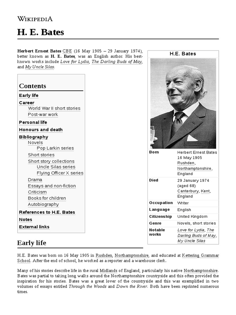 H. E. Bates | PDF