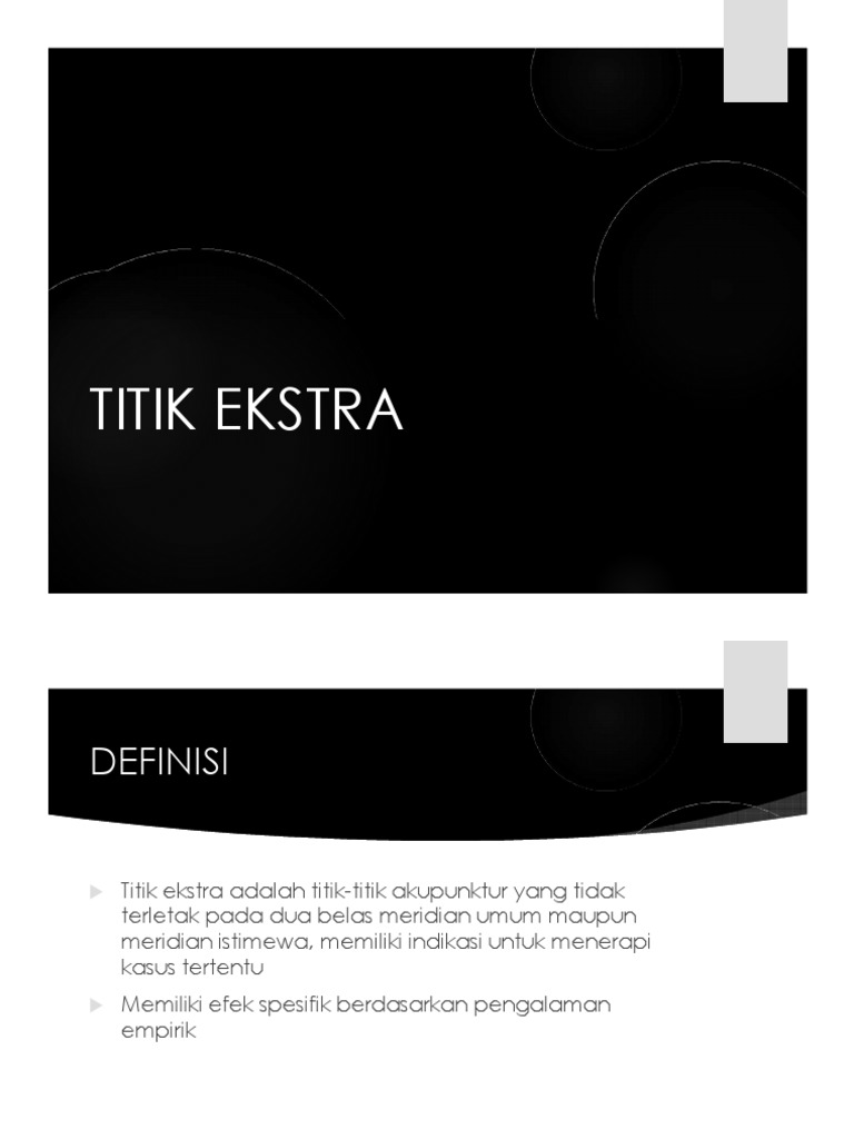 Dasar IV - Titik Ekstra | PDF