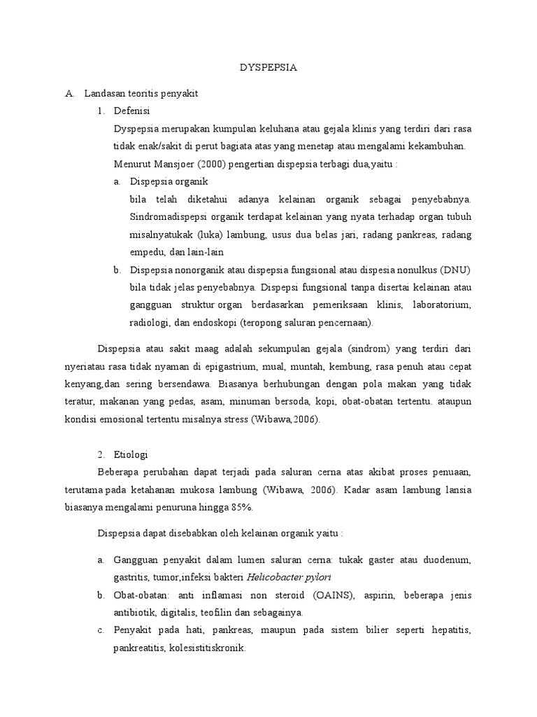 Dyspepsia | PDF
