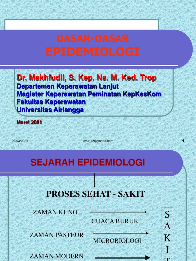 Dasar-Epid m14 2021 | PDF