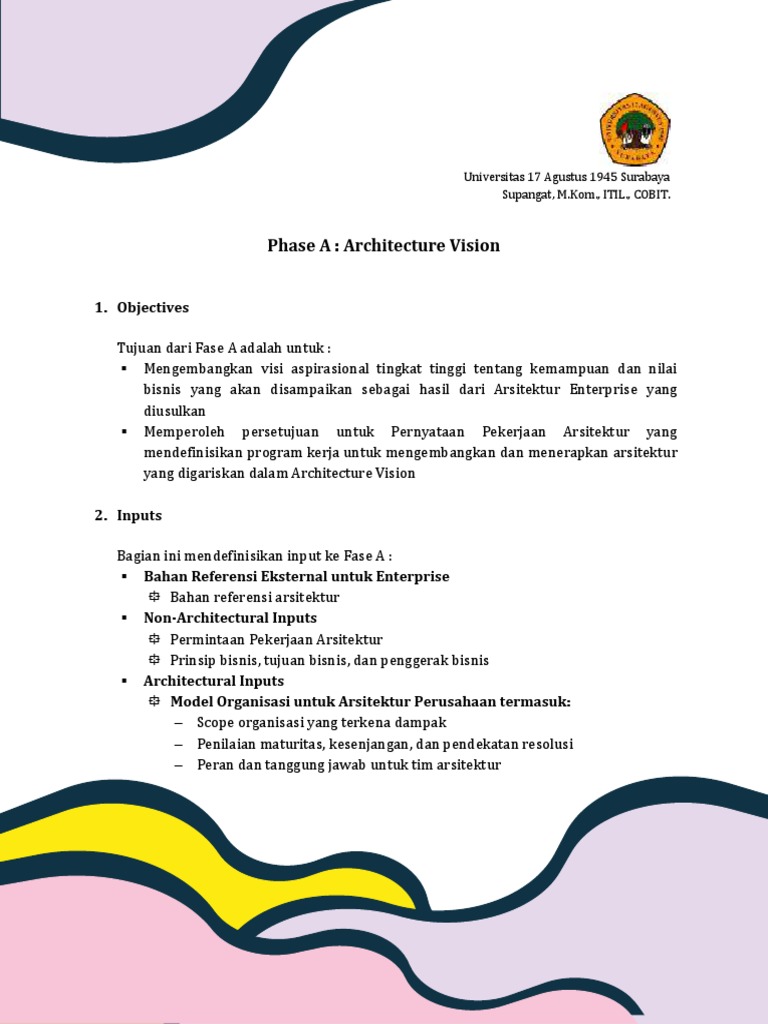 ADM Architecture Vision | PDF