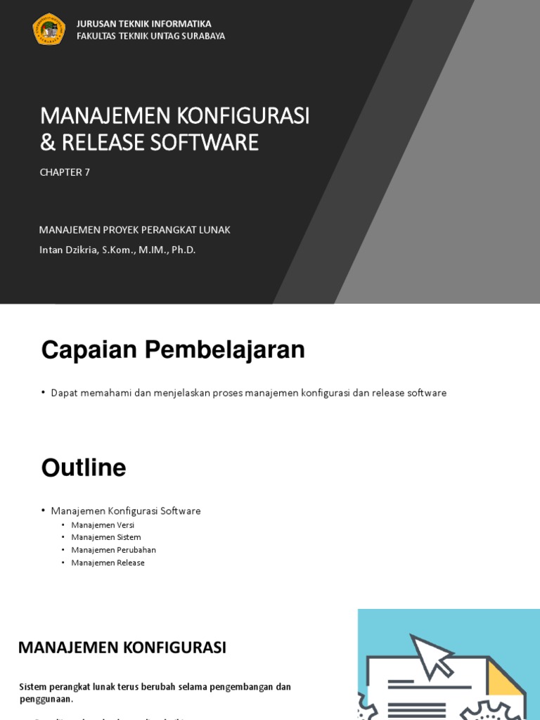 Chapter 7 - Software Configuration Management | PDF