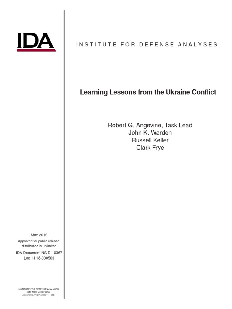 Learning Lessons From The Ukraine Conflict | PDF | Tanks | Ukraine