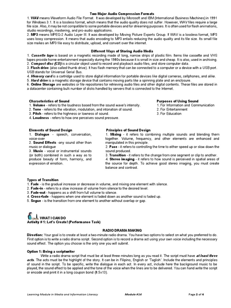 Acts. The Acts Must Be The Highlight of The Story. It Can Be in ...