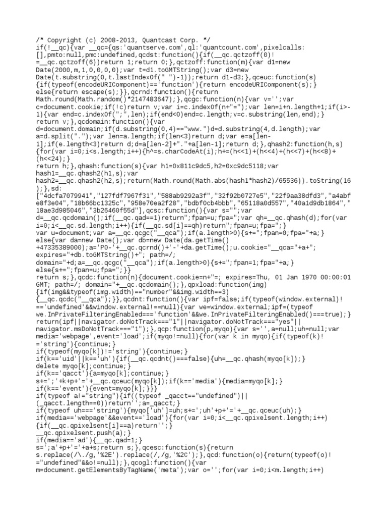 Quant Js | PDF | Computer Programming | Software Engineering