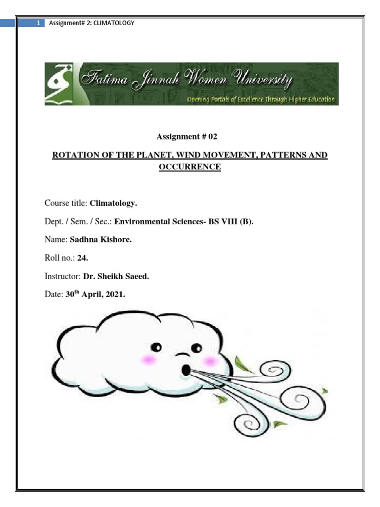 Understanding Earth's Atmospheric Circulation Patterns Through an ...