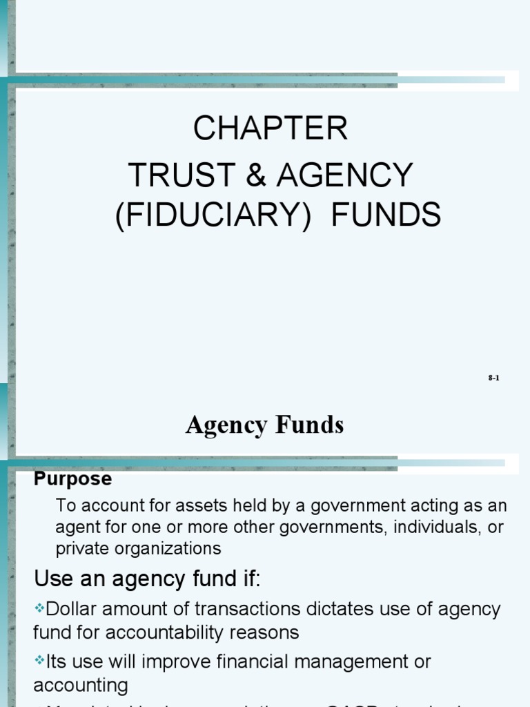 Trust & Agency (Fiduciary) Funds | PDF | Pension | Defined Benefit ...