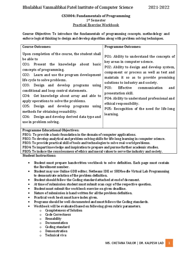FOP Practical | PDF | Algorithms | Control Flow