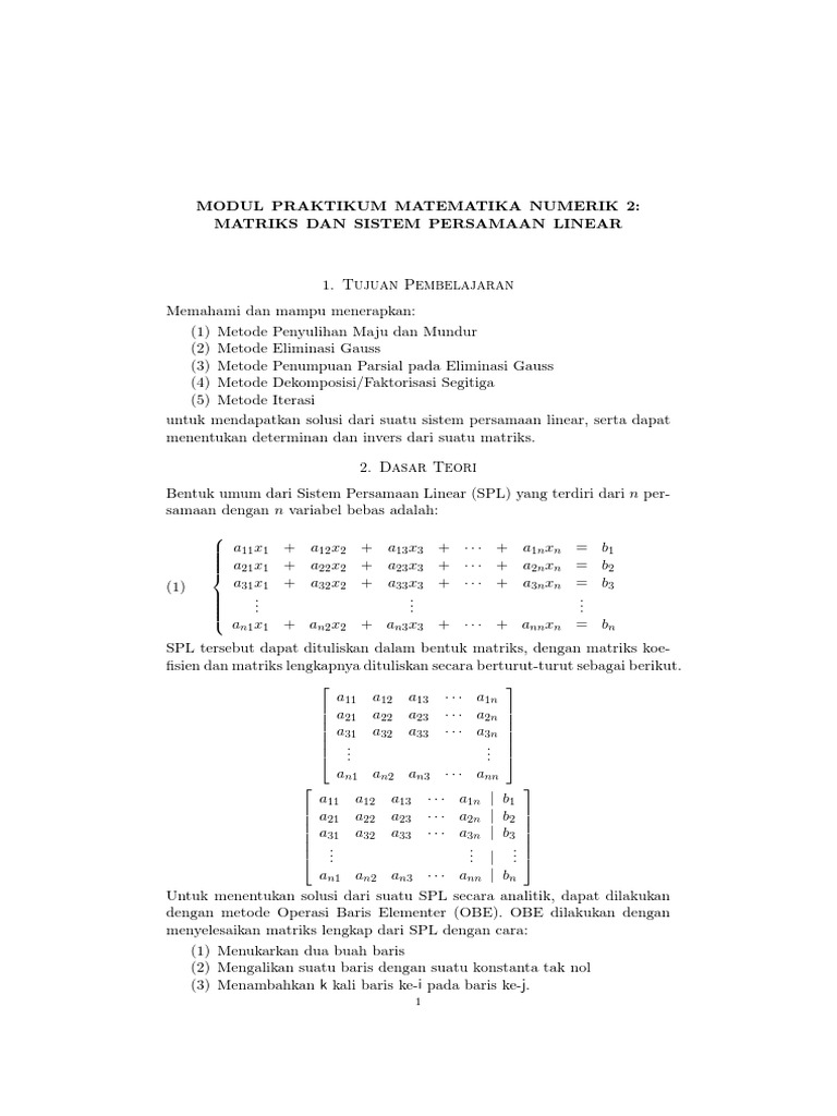 Modul Praktikum 2 | PDF